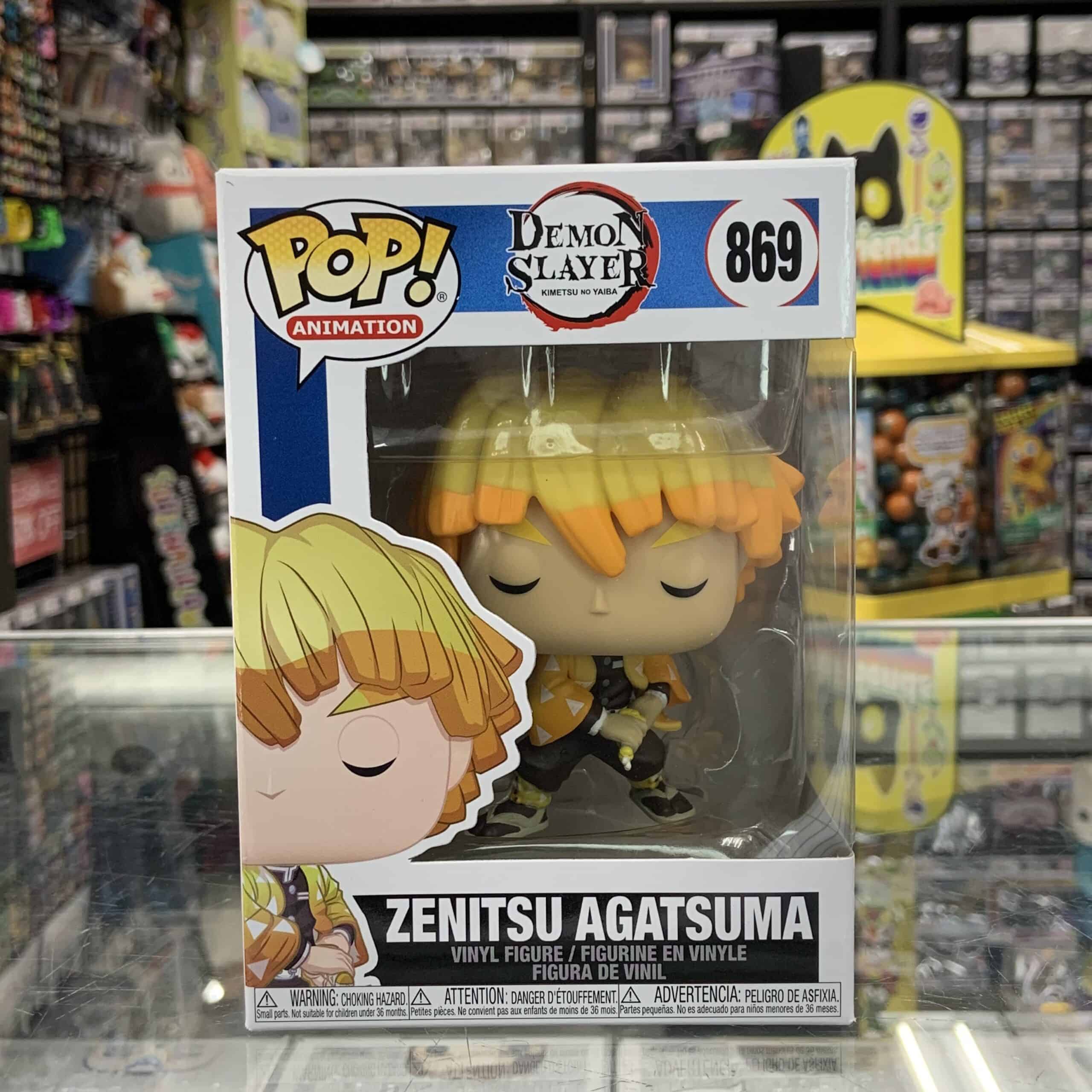 Zenitsu Agatsuma #869 Demon Slayer Funko Pop Animation » Pudgy Pup ...