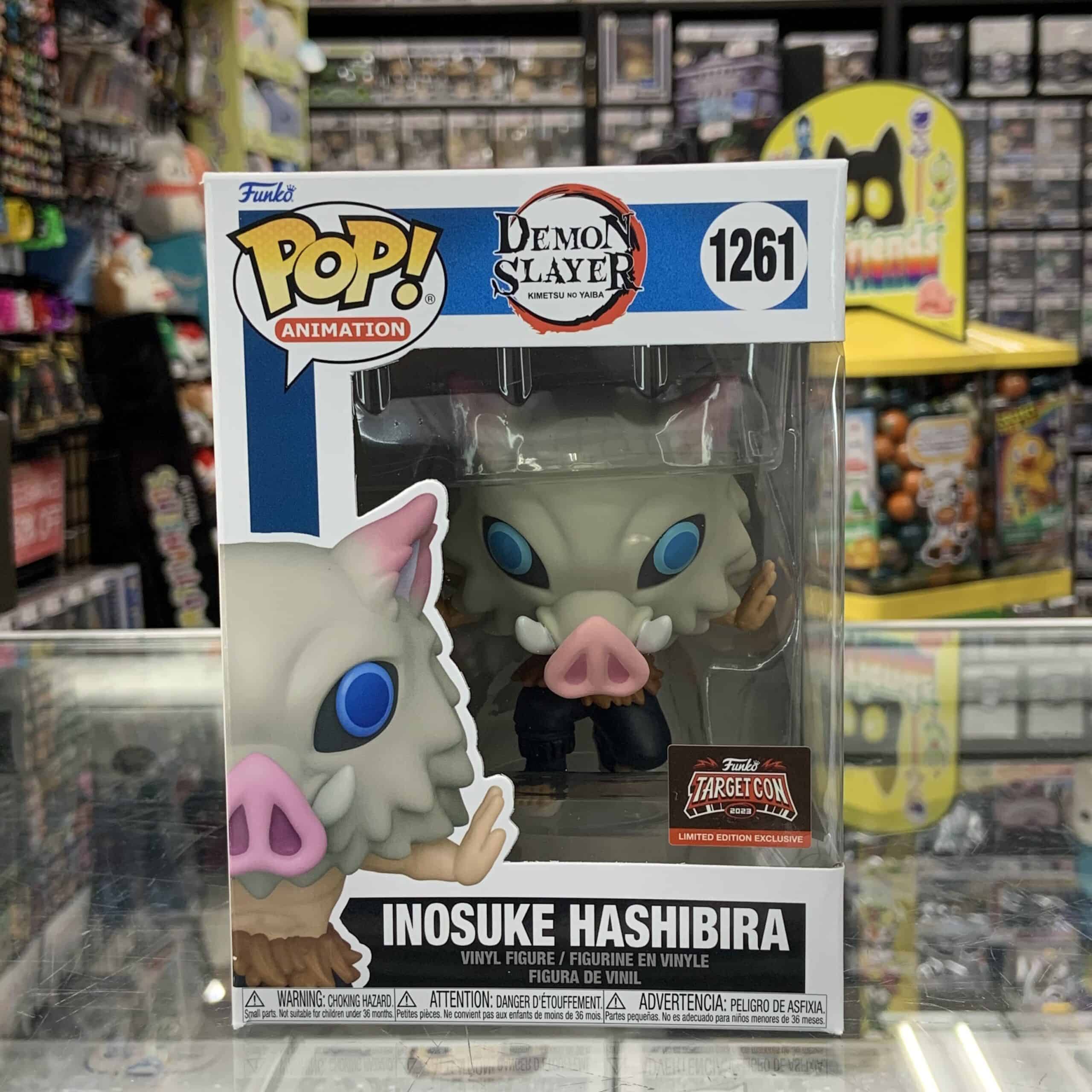 Inosuke Hashibira #1261 Demon Slayer Target Funko Pop Animation » Pudgy ...