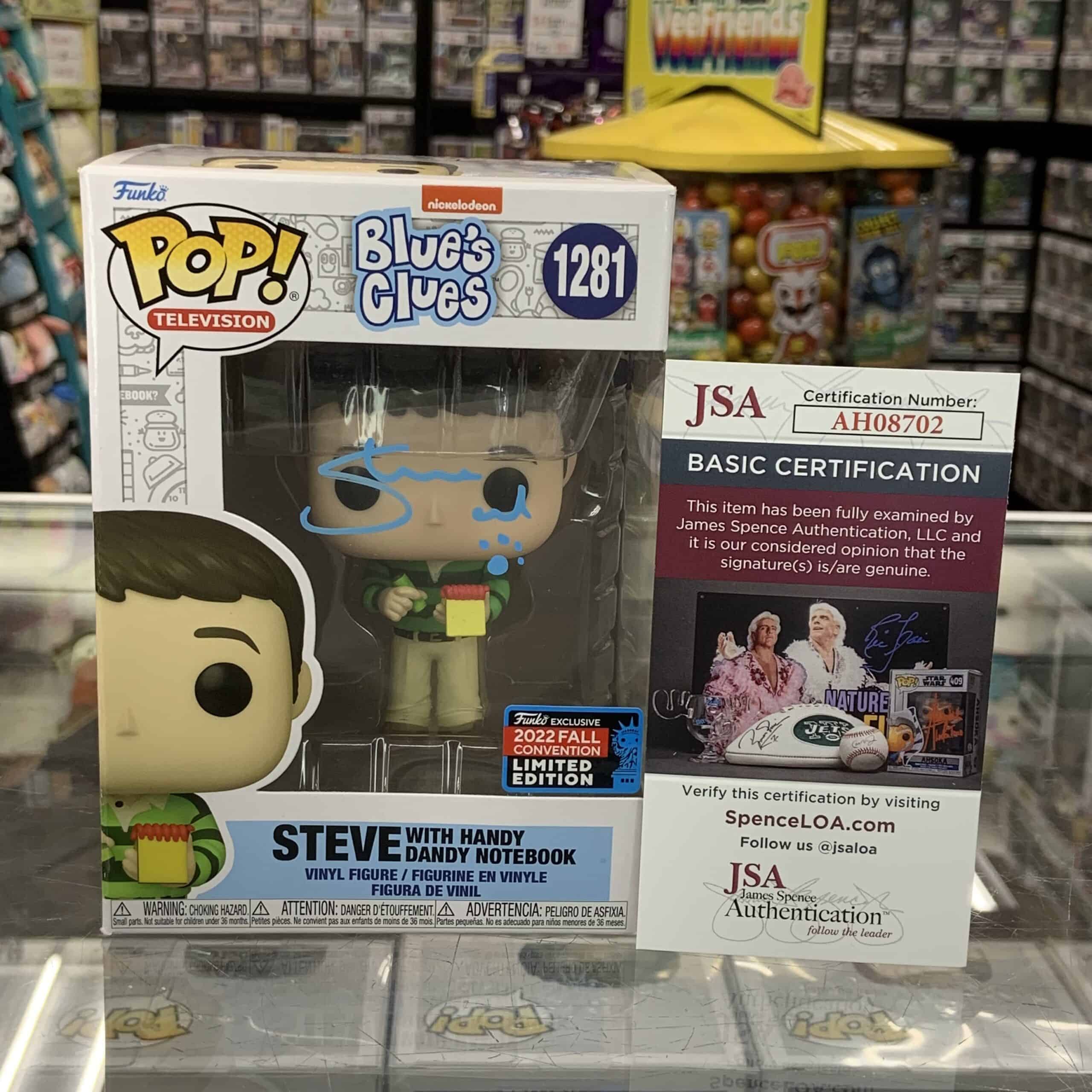 Signed Steve with Handy Dandy Notebook #1281 Blues Clues Fall ...